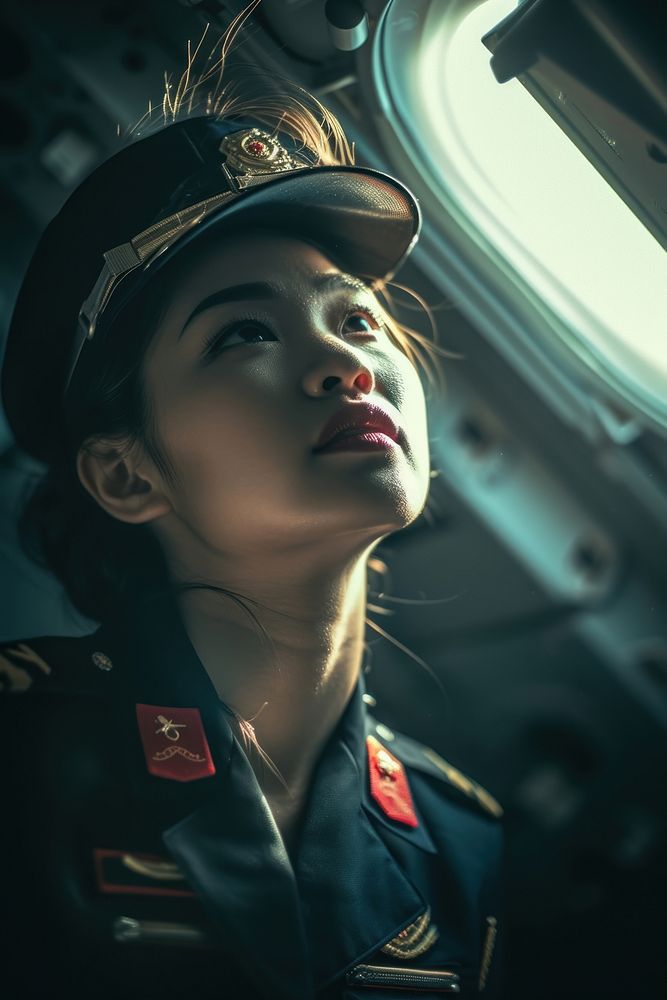 Thai woman pilot portrait military | Free Photo - rawpixel