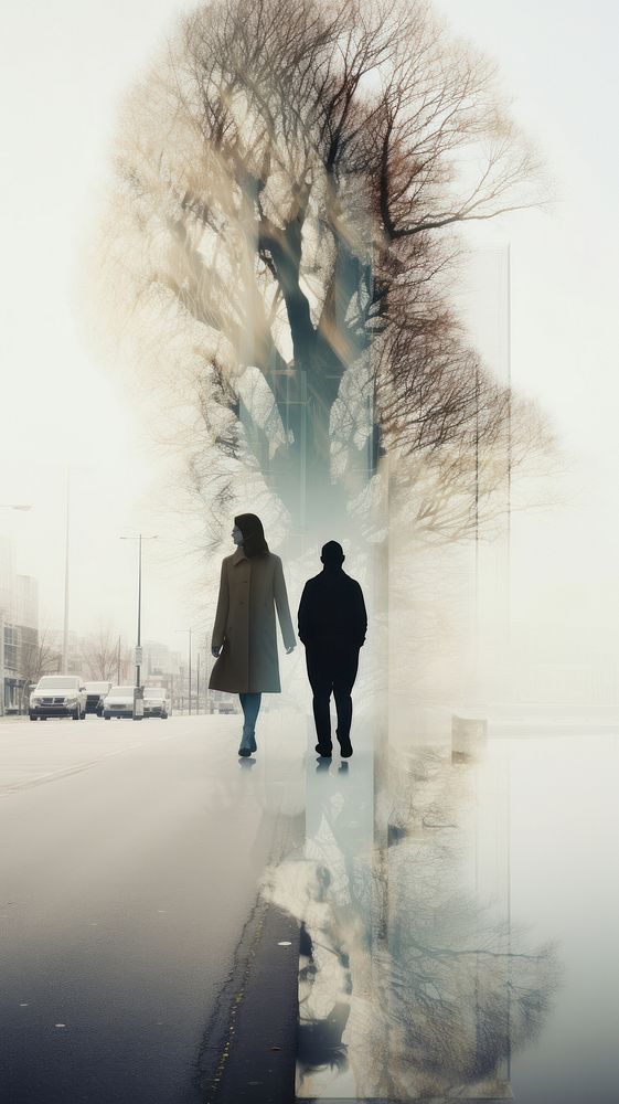 Photography people walking wallpaper outdoors | Free Photo - rawpixel