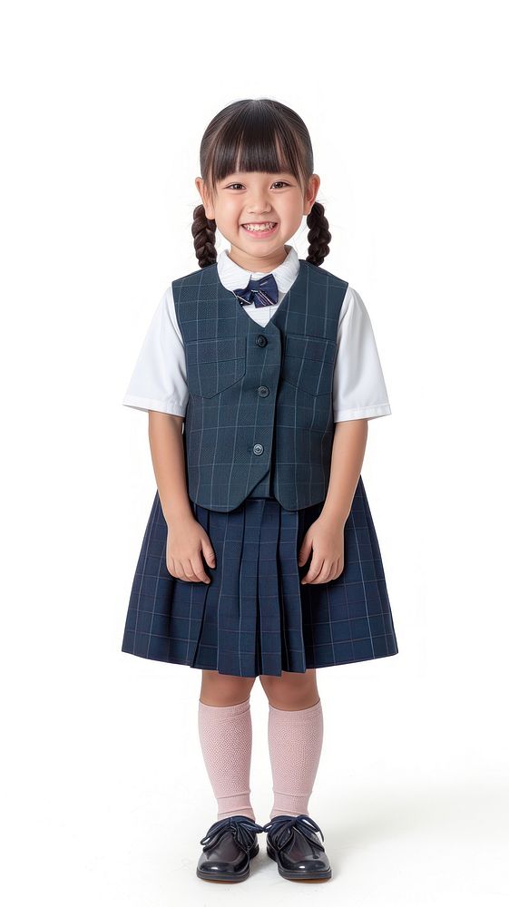 Back school costume uniform skirt. | Free Photo - rawpixel