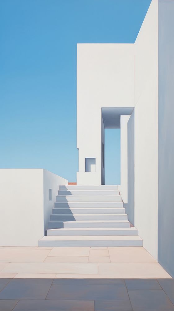 Architecture staircase building house. | Free Photo Illustration - rawpixel