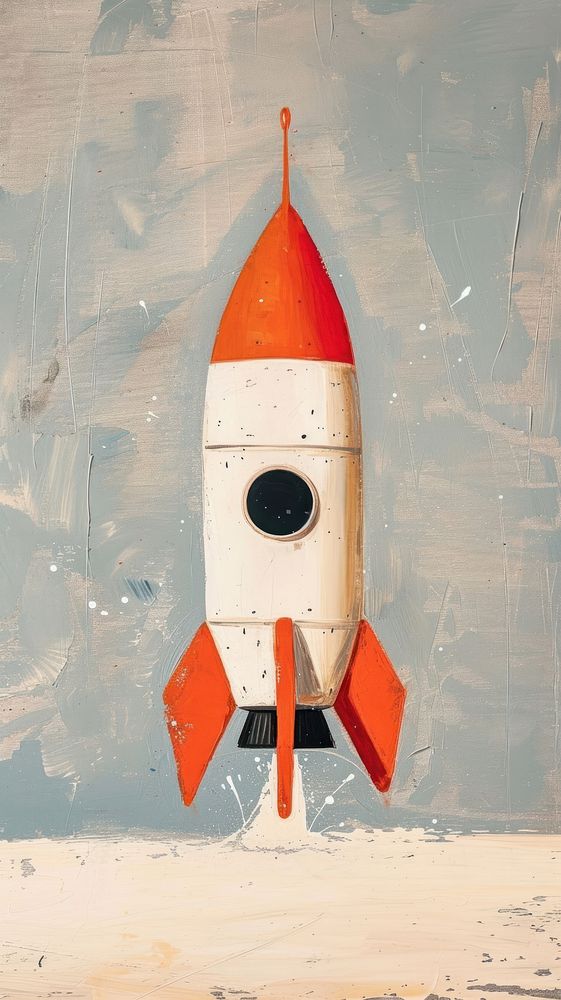 Minimal space fast Rocket rocket | Free Photo Illustration - rawpixel