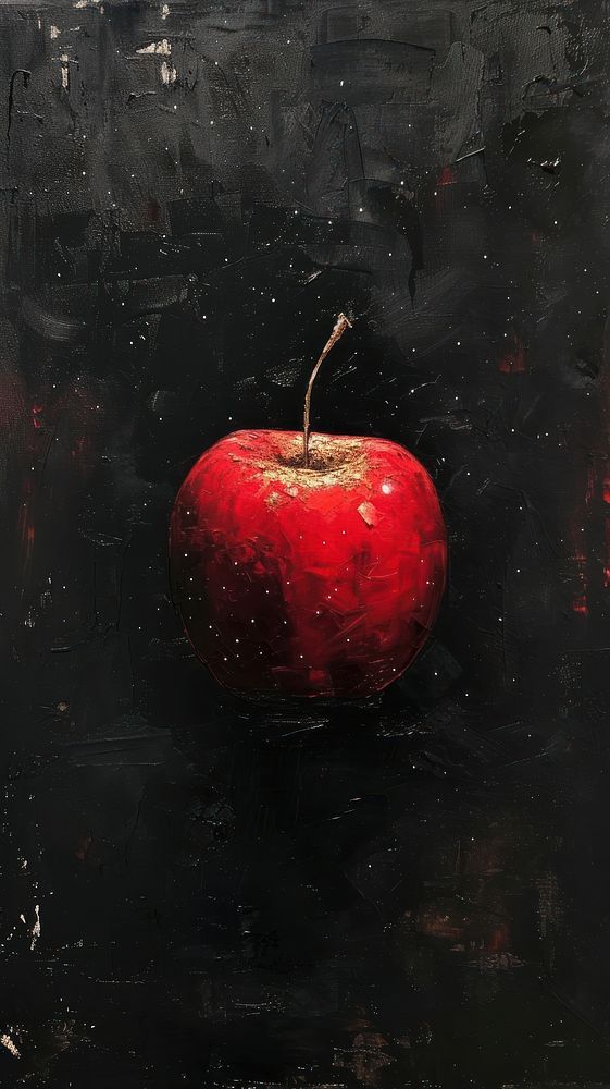 Minimal space Whimsical apple glitter | Premium Photo Illustration ...