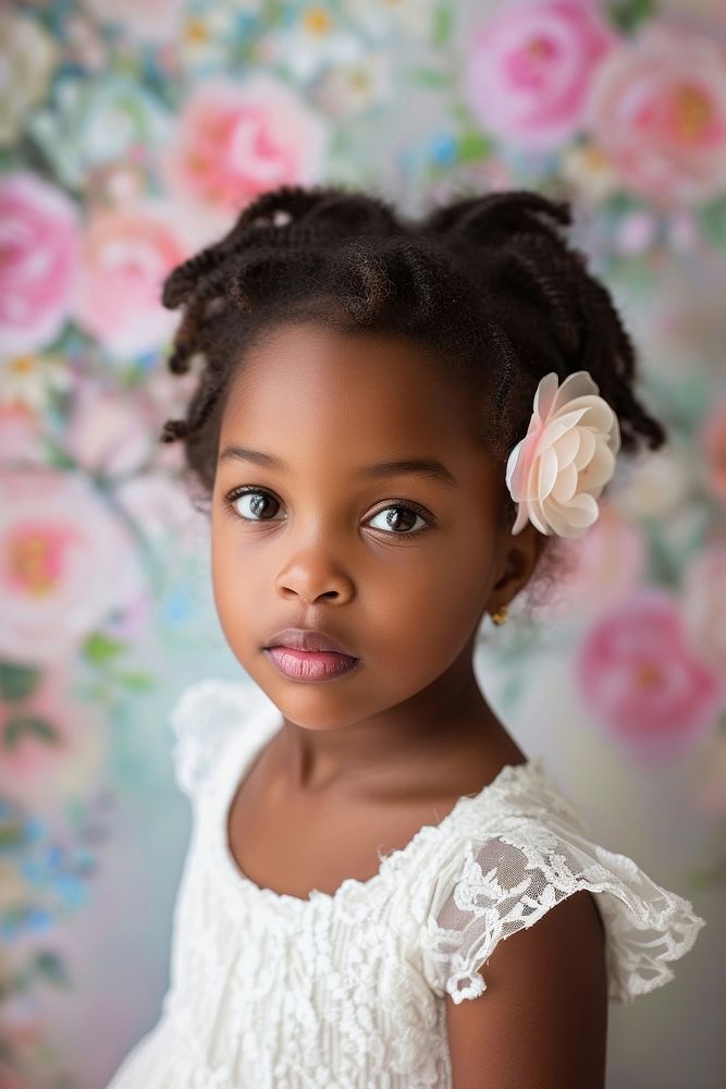 Adorable African American little girl | Premium Photo - rawpixel