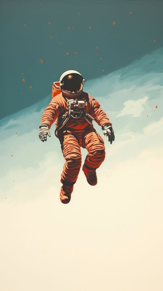Space adventure astronaut snowboarding. | Free Photo Illustration ...