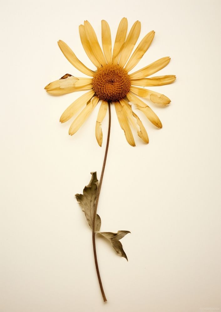 Real Pressed daisy flower sunflower | Premium Photo - rawpixel
