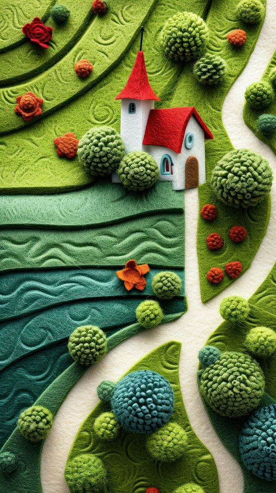 Wallpaper felt church textile pattern | Free Photo - rawpixel