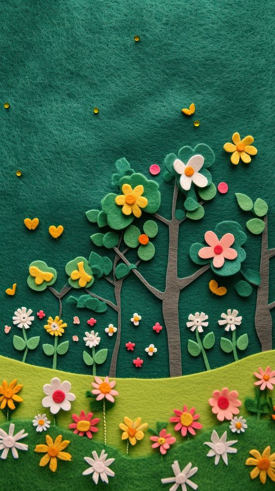 Wallpaper felt field art backgrounds | Free Photo - rawpixel