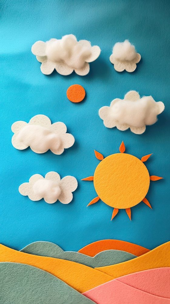 Wallpaper felt sky art pattern | Premium Photo - rawpixel
