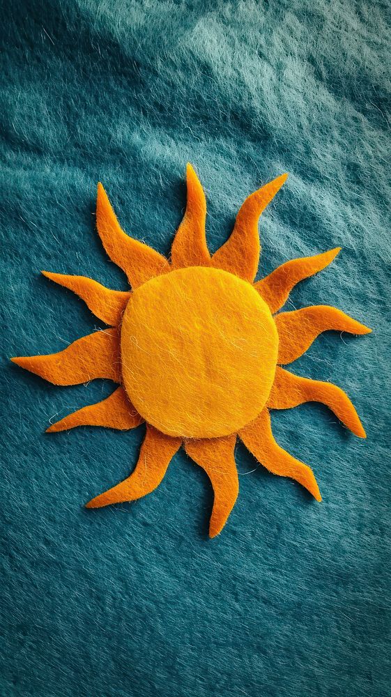 Wallpaper felt sun art pattern | Premium Photo - rawpixel