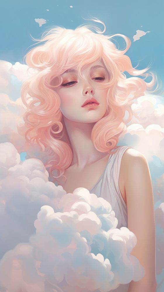 Cloud art photography portrait. | Premium Photo Illustration - rawpixel