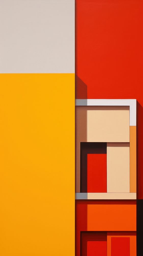 Red and yellow building wallpaper | Free Photo Illustration - rawpixel