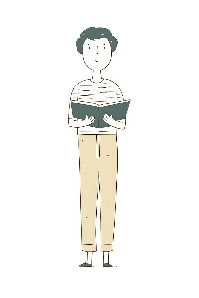 Doodle illustration student cartoon drawing | Premium Photo ...