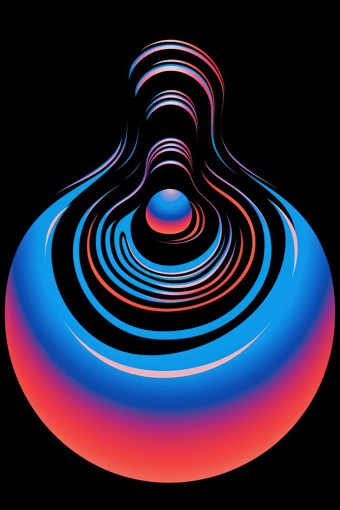 Float graphics spiral art. | Free Photo Illustration - rawpixel