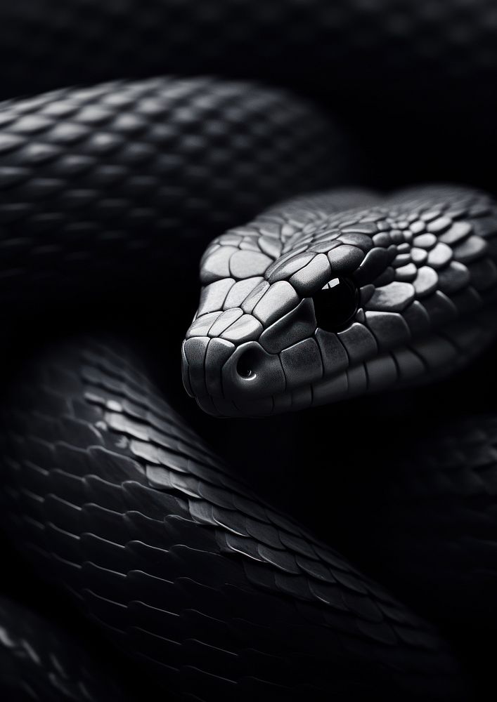 Aesthetic close-up Photography snake black | Premium Photo - rawpixel