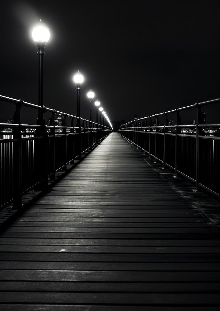 Photography riverside boardwalk bridge black. | Free Photo - rawpixel
