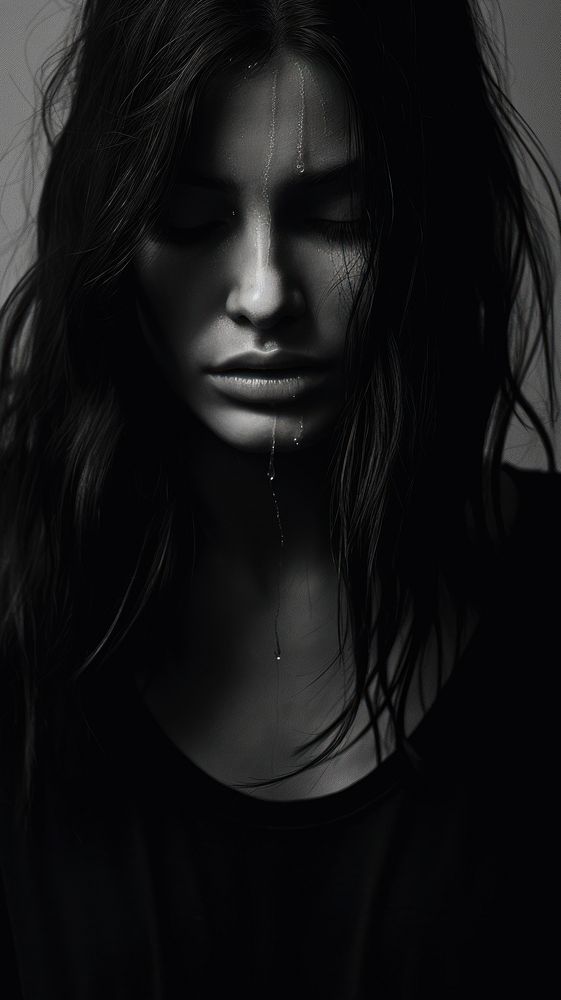 Photography sad girl portrait photography | Free Photo - rawpixel