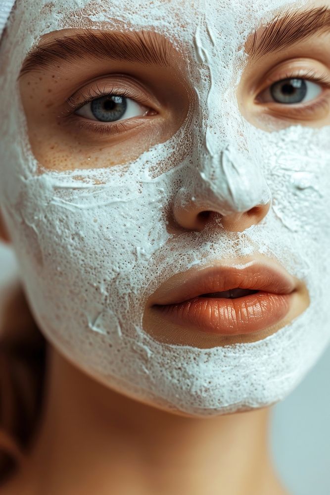 Women white facial mask skin | Free Photo - rawpixel