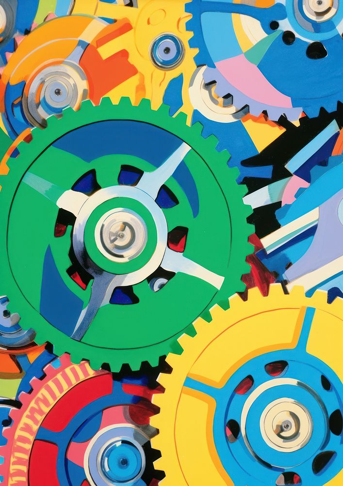 A gear bulldozer machine wheel. | Free Photo Illustration - rawpixel
