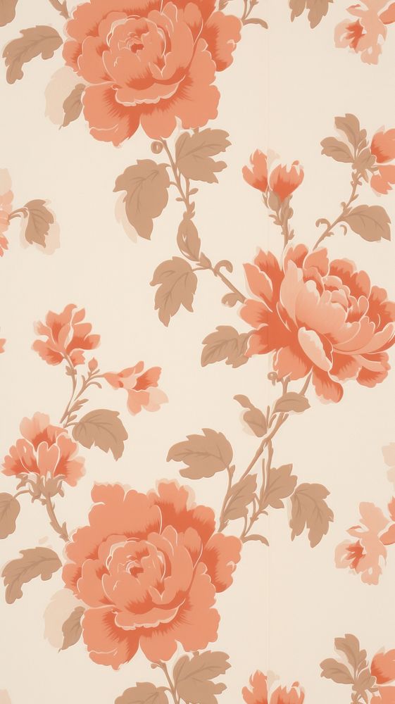 Roses wallpaper pattern flower | Free Photo Illustration - rawpixel