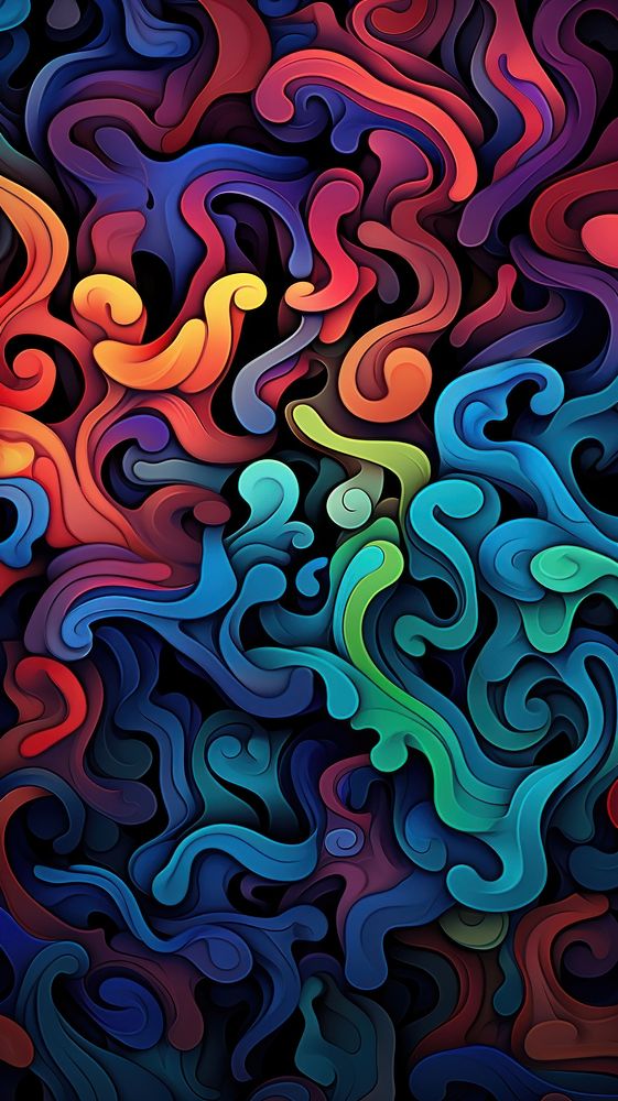 Abstract pattern art backgrounds. AI | Premium Photo Illustration ...