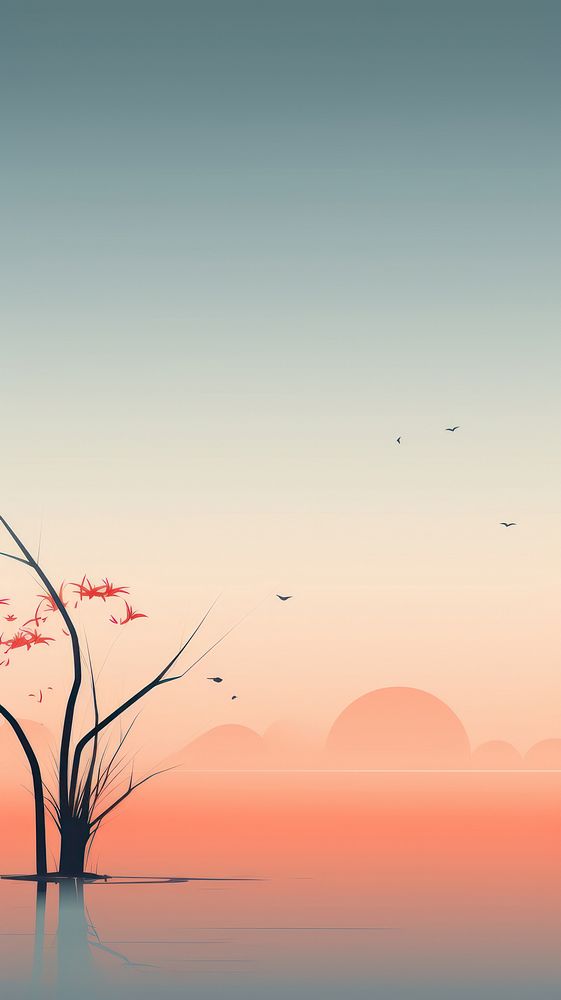 Beautiful natrue wallpaper landscape outdoors | Premium Photo ...