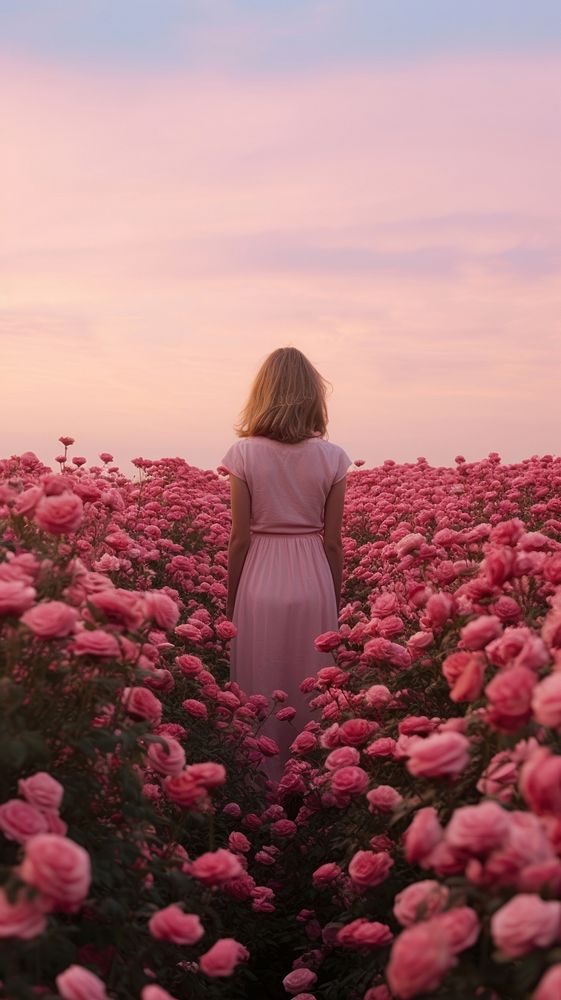 Field rose field sky landscape | Free Photo - rawpixel