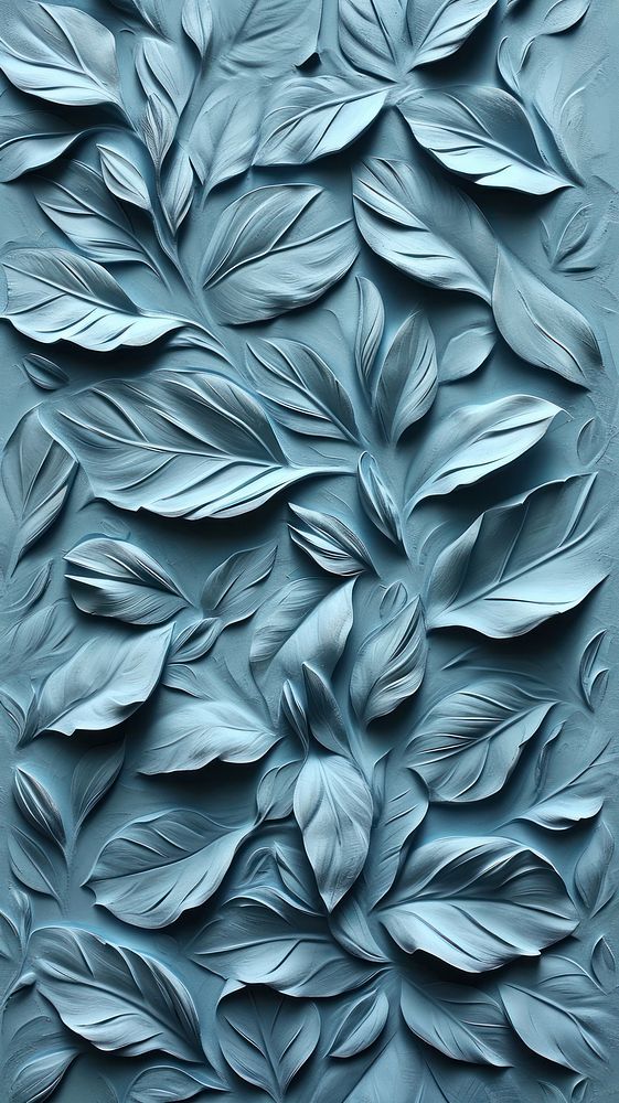 Leaves bas relief pattern plant | Premium Photo Illustration - rawpixel