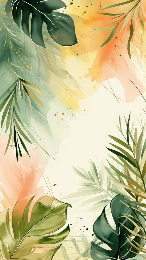 Tropical plant leaf abstract. | Premium Photo Illustration - rawpixel