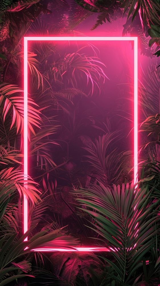 Tropical neon light illuminated. | Premium Photo - rawpixel