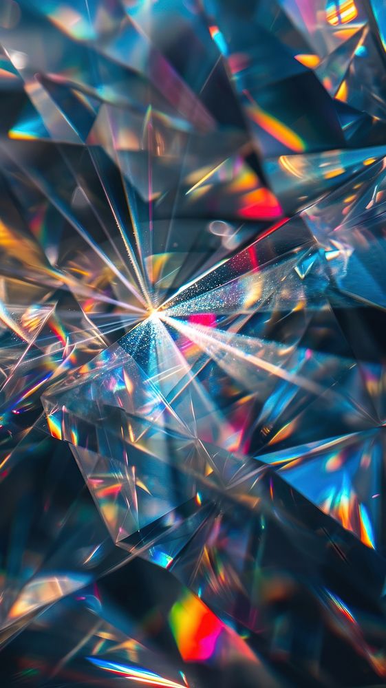 Dark wallpaper glowing crystal pattern. | Premium Photo - rawpixel