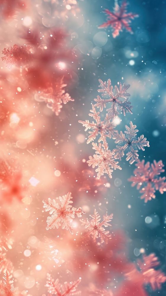 Snow flakes backgrounds snowflake abstract. | Premium Photo ...