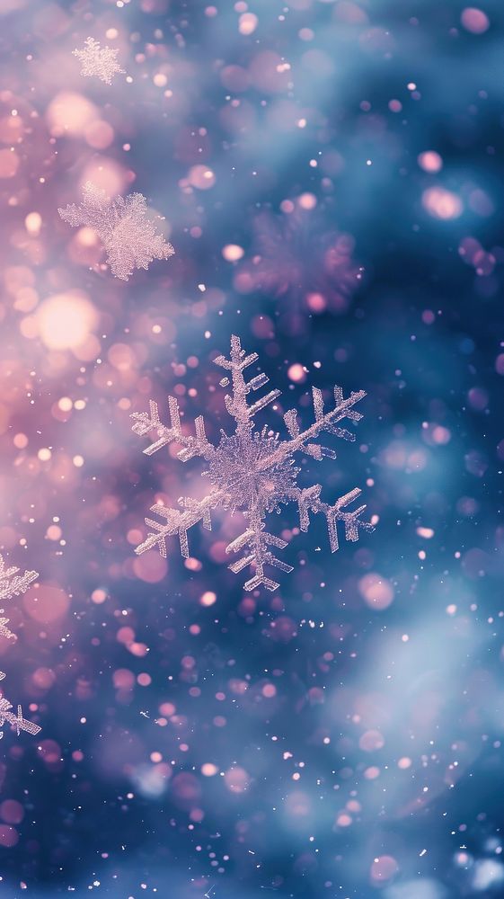 Snow flakes backgrounds snowflake abstract. | Free Photo Illustration ...