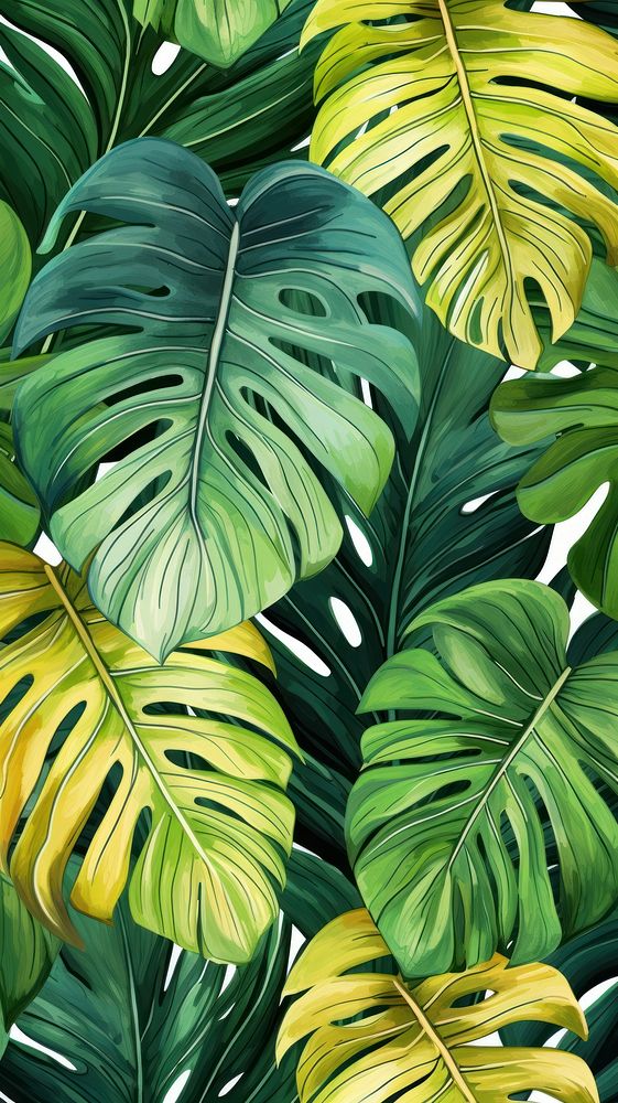 Tropical leaf backgrounds outdoors. | Free Photo Illustration - rawpixel