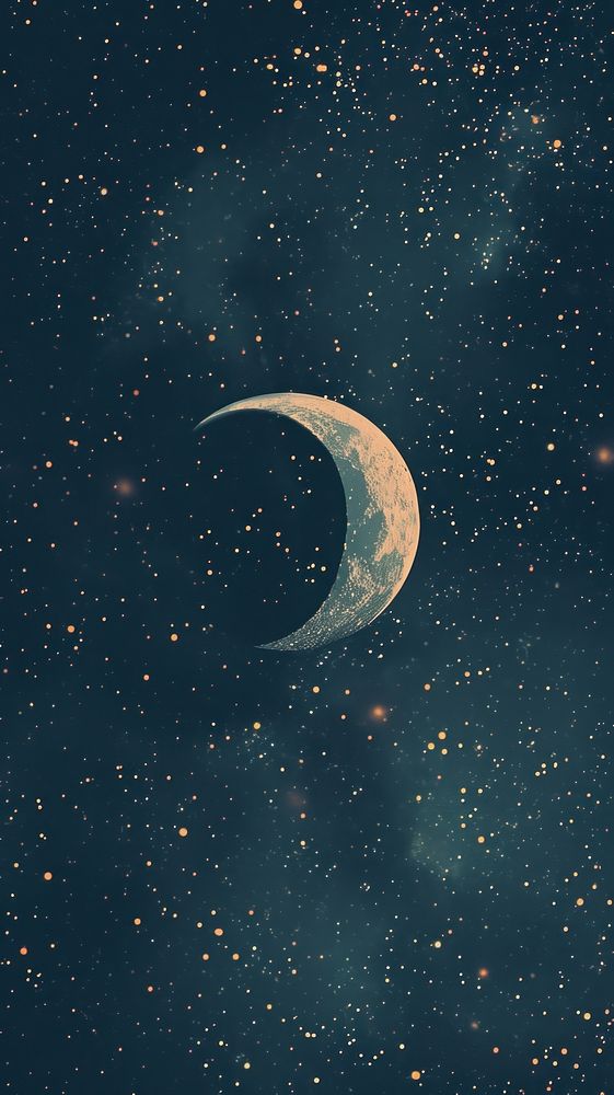 Galaxy space moon astronomy. | Free Photo Illustration - rawpixel