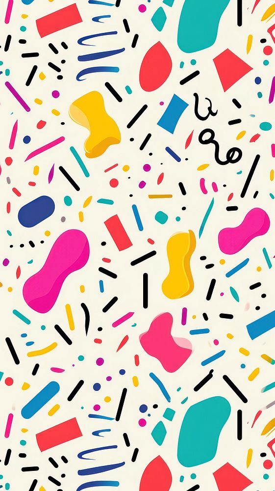 Colorful confetti pattern paper. | Premium Photo Illustration - rawpixel
