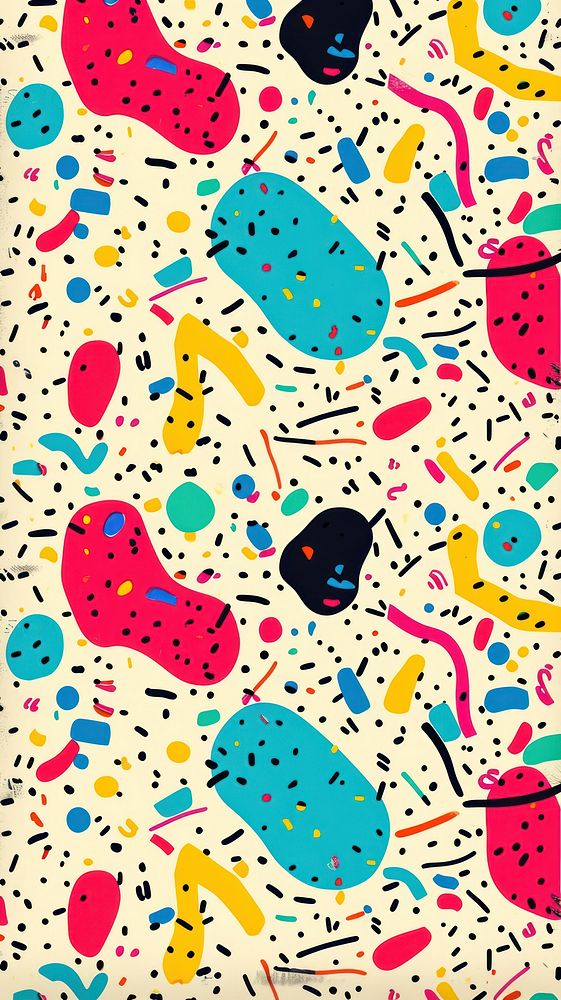 Colorful confetti pattern paper. | Premium Photo Illustration - rawpixel