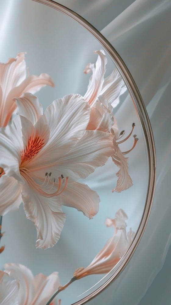 Mirror flower petal plant. | Free Photo - rawpixel