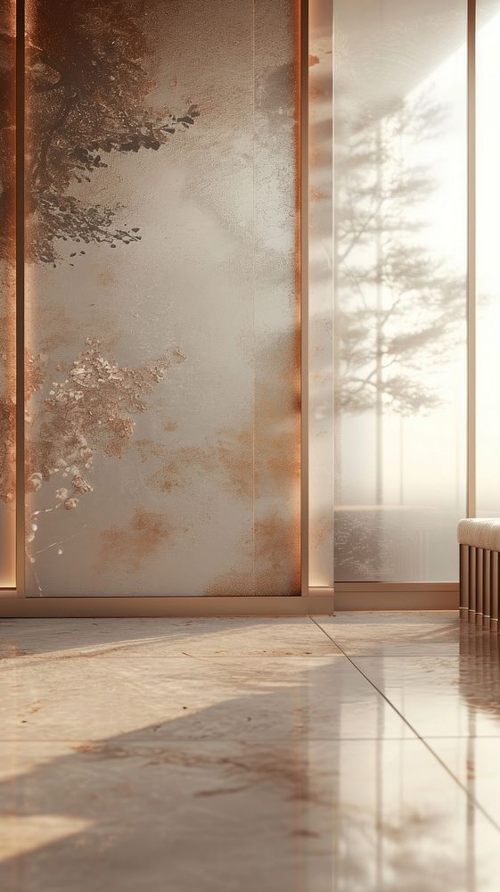 Mirror flooring wall architecture. | Free Photo Illustration - rawpixel