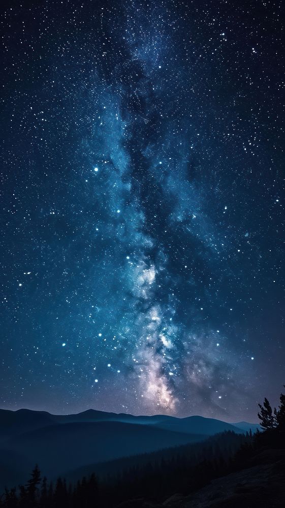 Galaxy night sky astronomy. | Premium Photo Illustration - rawpixel
