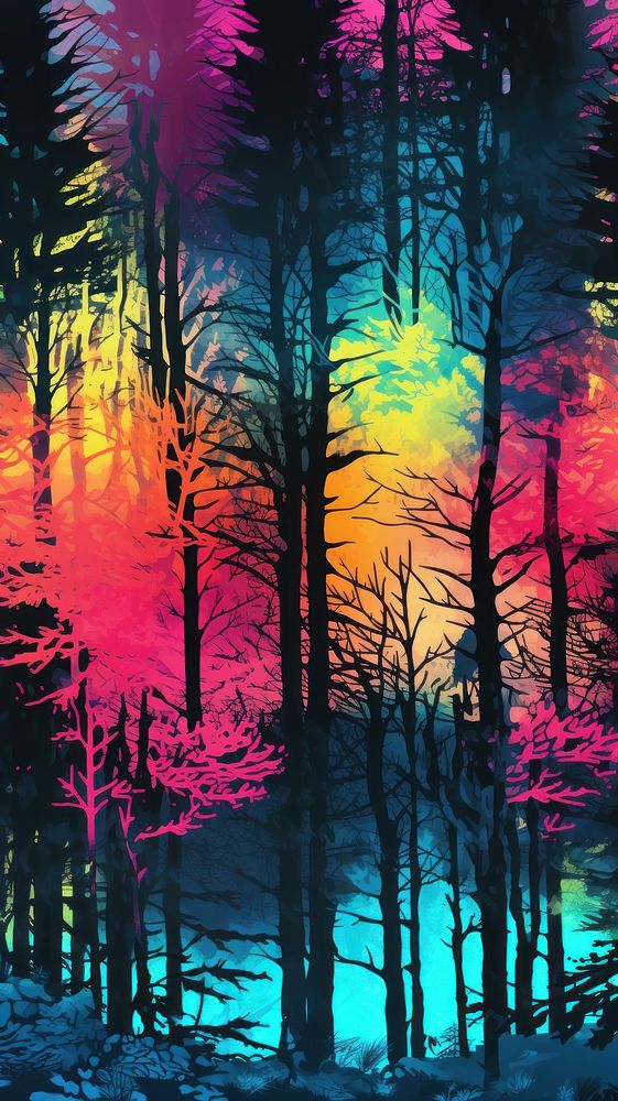 Forest pattern backgrounds abstract outdoors. | Premium Photo ...