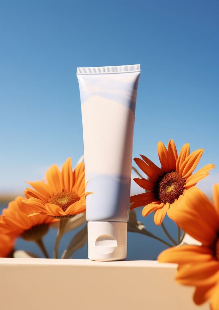 Sunscreen tube flower petal plant. | Premium Photo - rawpixel