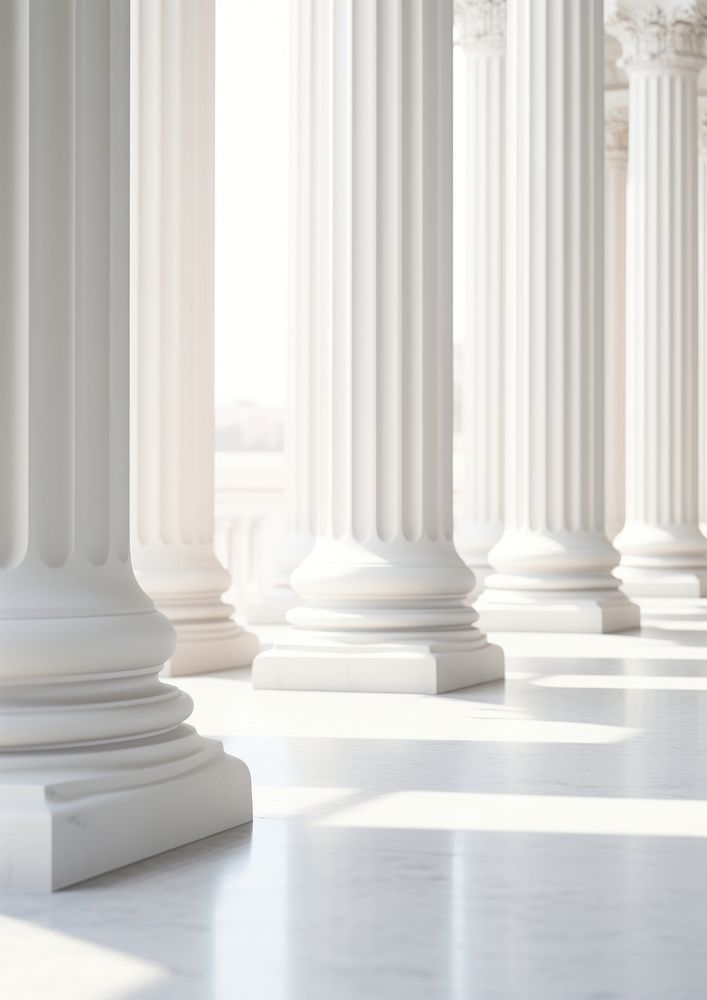 row white columns sitting top | Premium Photo - rawpixel