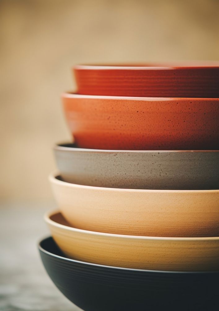 stack bowls sitting top each | Premium Photo - rawpixel