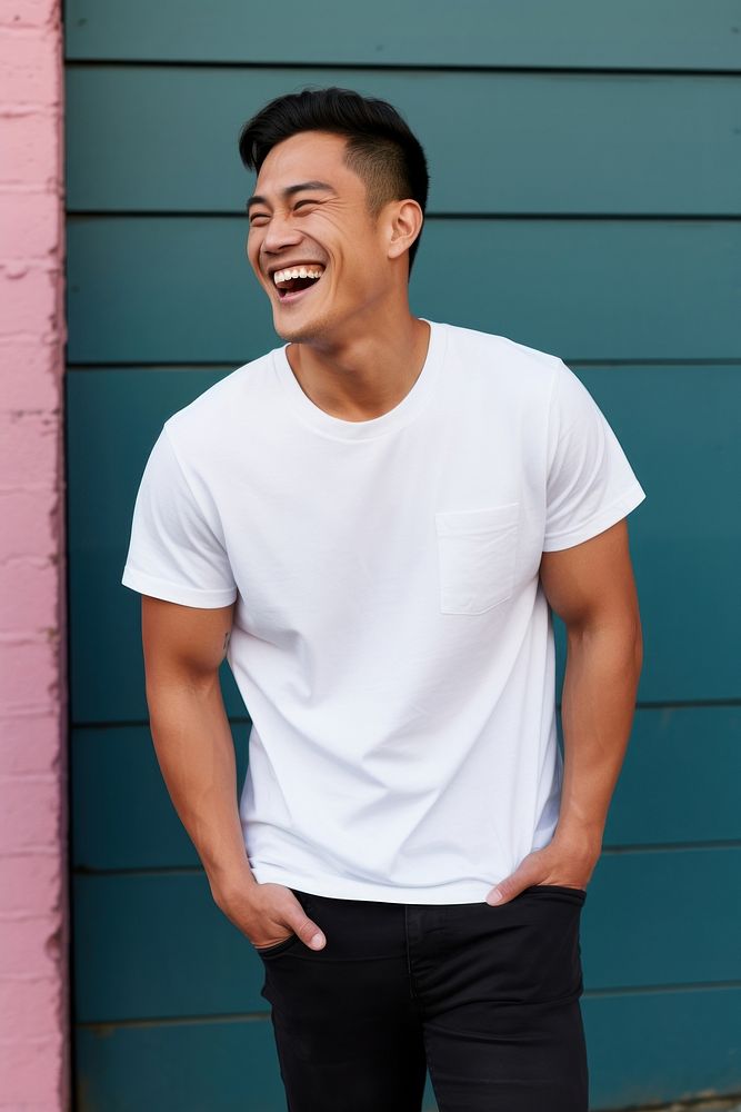 Asian American man wearing white | Free Photo - rawpixel