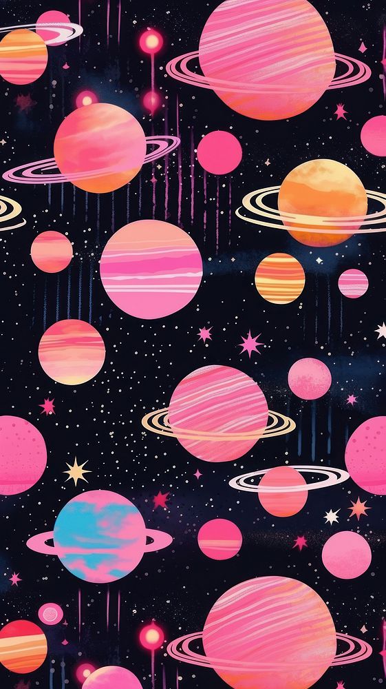 Space scene planets and stars | Premium Photo Illustration - rawpixel