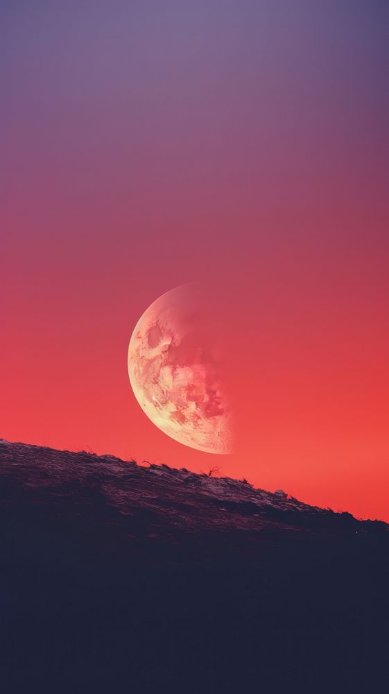 Photography moon nature landscape astronomy. | Premium Photo - rawpixel