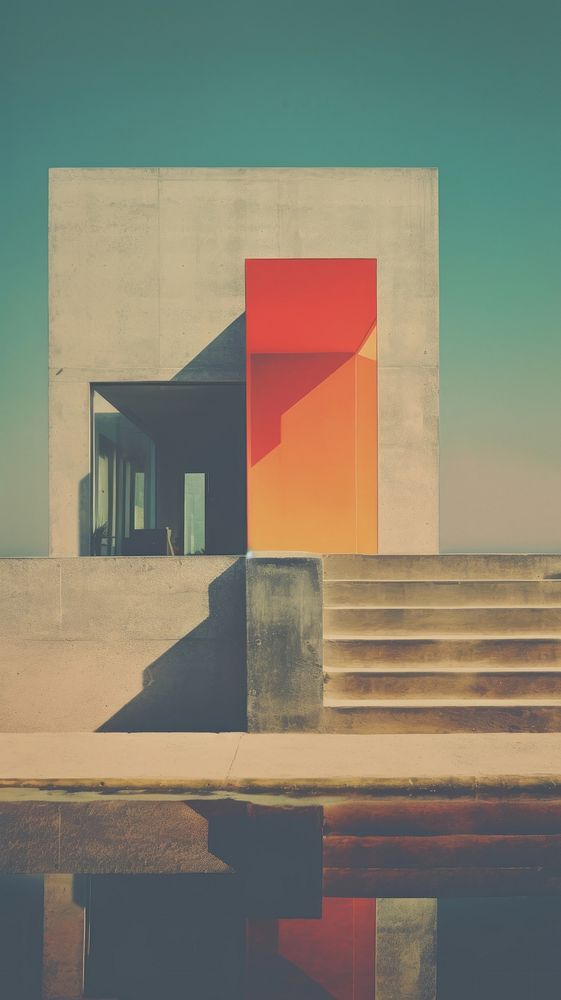 Photography buiding red art architecture. | Premium Photo - rawpixel
