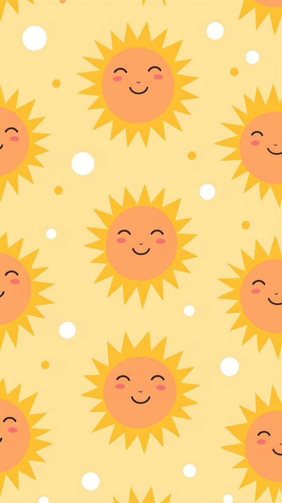 Sun pattern wallpaper backgrounds. | Premium Photo Illustration - rawpixel