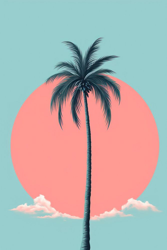 Palm tree cute outdoors nature | Free Photo Illustration - rawpixel