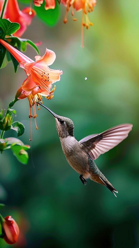 Hummingbird hummingbird flower beak. | Premium Photo - rawpixel